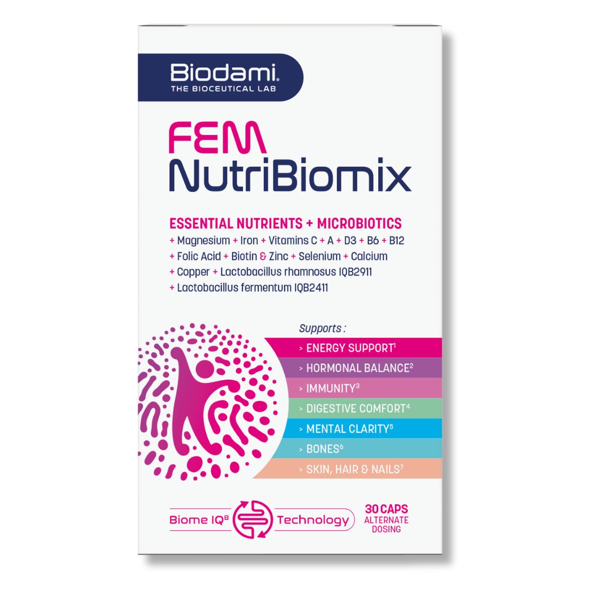 FEM NutriBiomix - Dagelijks supplement voor vrouwen met een microbioom ...